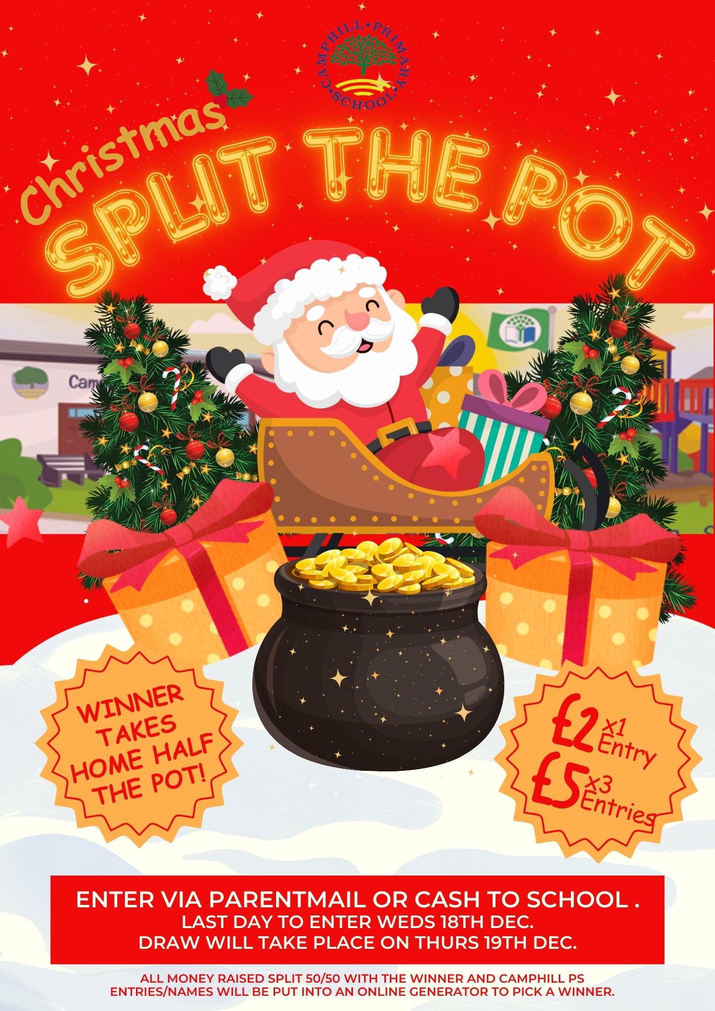 'Split the Pot' Live draw!!
